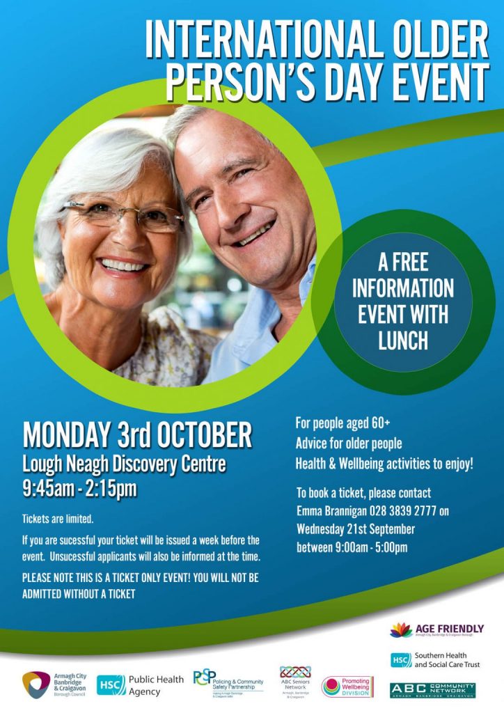 Free Information Event for Older People in Lough Neagh Discovery Centre ...