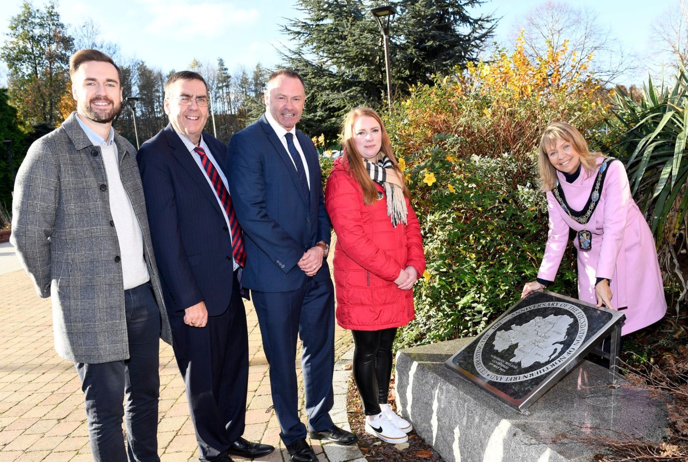 Lord Mayor unveils Centenary Stones at Borough Civic Buildings - Armagh ...