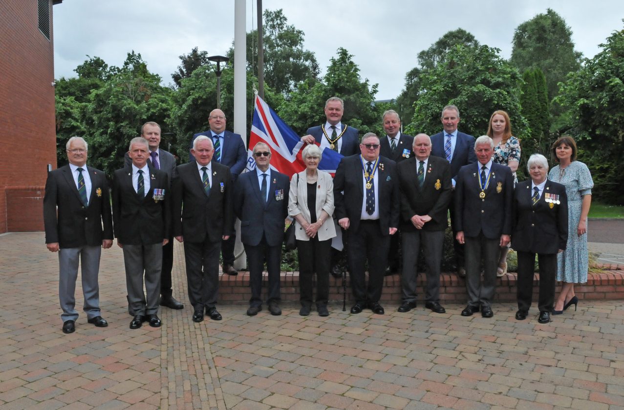 Council hosts flag-raising ceremony to mark Armed Forces Week | Armagh ...