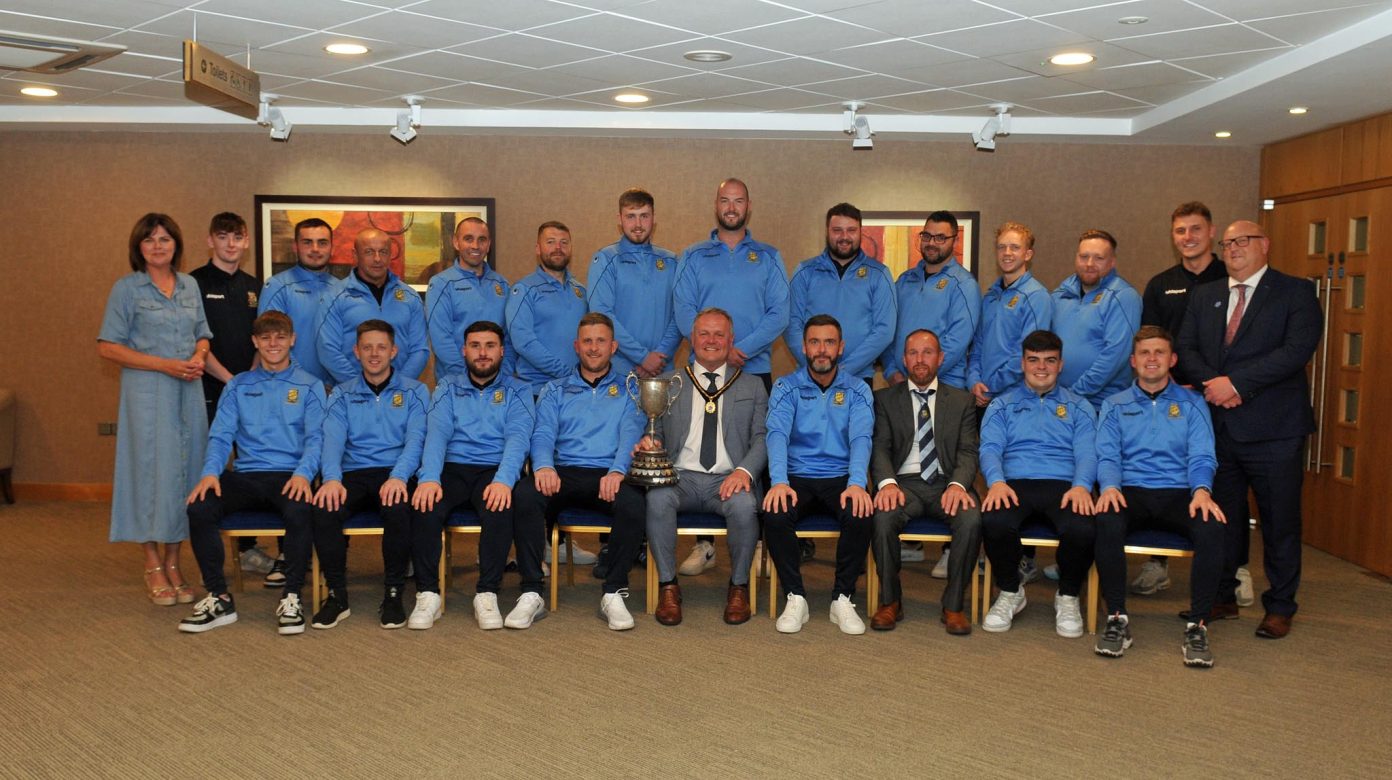 Hill Street FC league success and anniversary recognised with civic ...