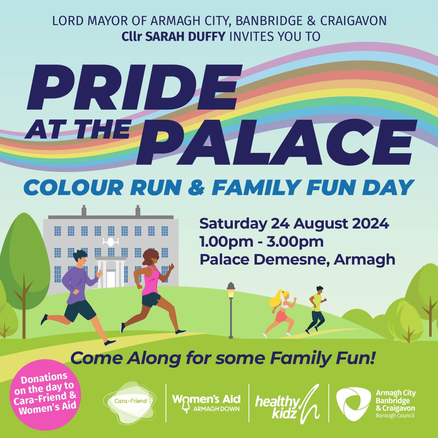 Lord Mayor to host Pride at the Palace Colour Run and Family Fun Day ...