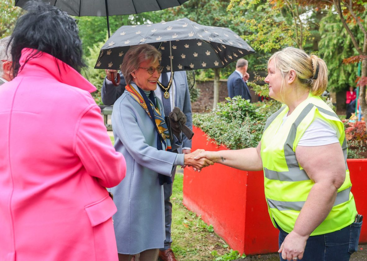 Royal visit celebrates community spirit at Edenvilla Secret Garden ...