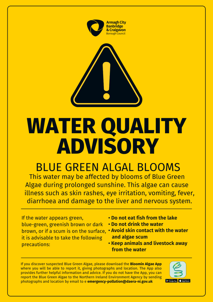 Public advisory on Blue Green Algae | Armagh City, Banbridge and ...
